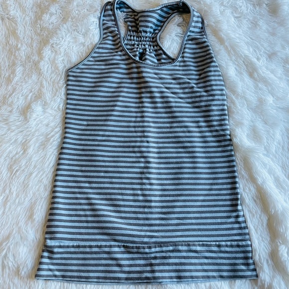 Tops | Stripes Razorback Tank Top | Poshmark